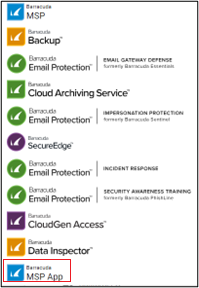 Logging in and Accessing the MSP App Accounts Page | Barracuda Campus